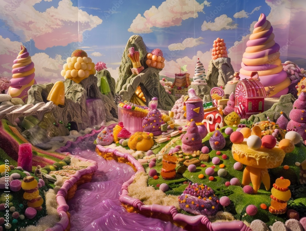 Welcome to Candyland, where everything is made of candy! Eat your way ...