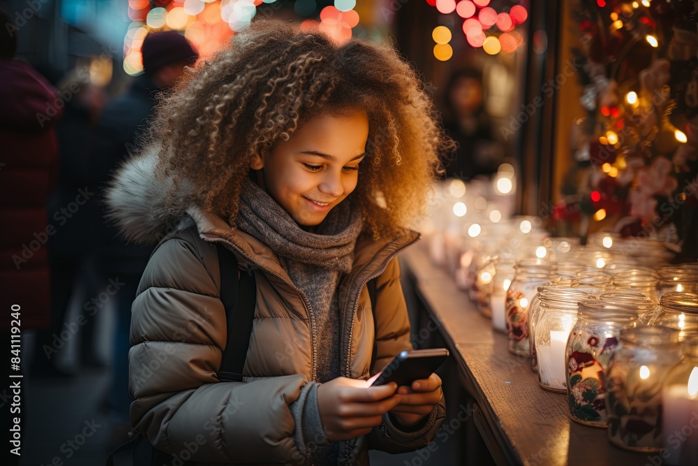 An image showcasing the digital age: two Gen Z girls, completely ...