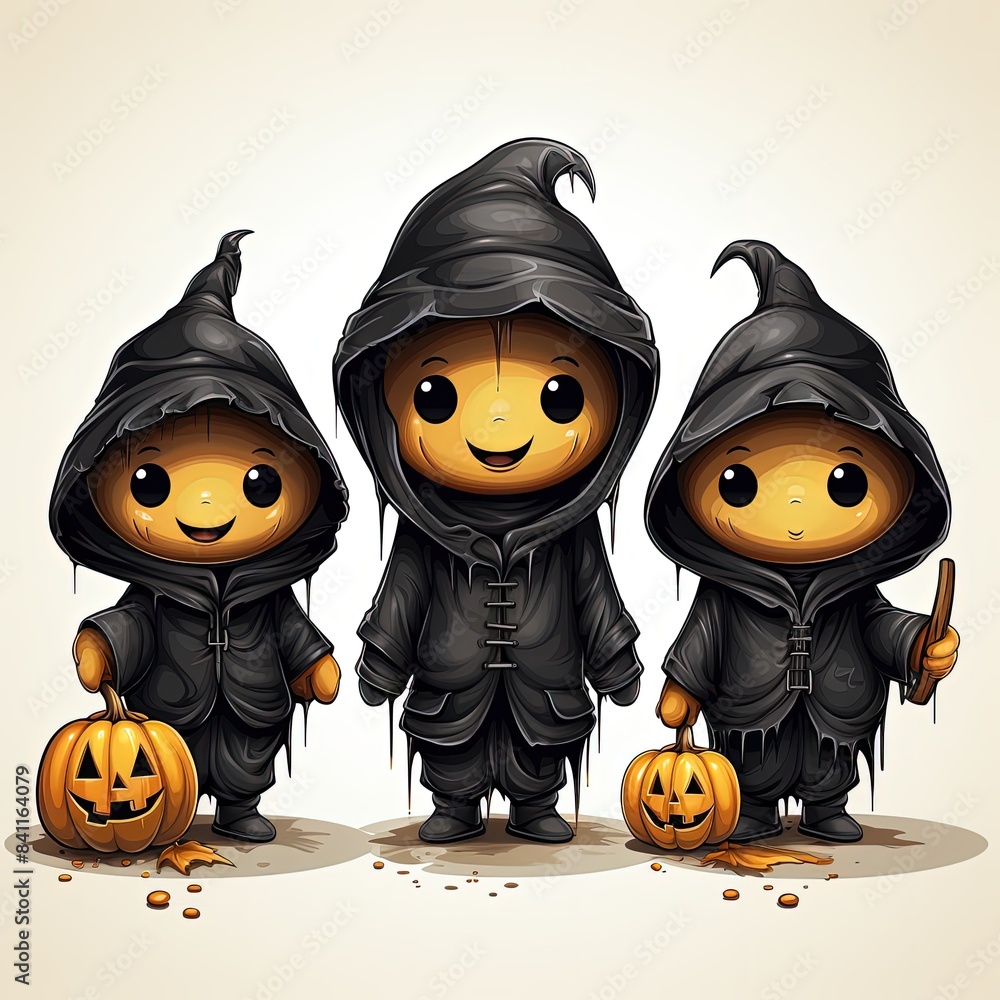 Headless jack for halloween isolated on white or transparent background ...