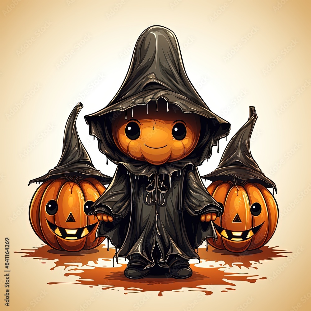 Headless jack for halloween isolated on white or transparent background ...