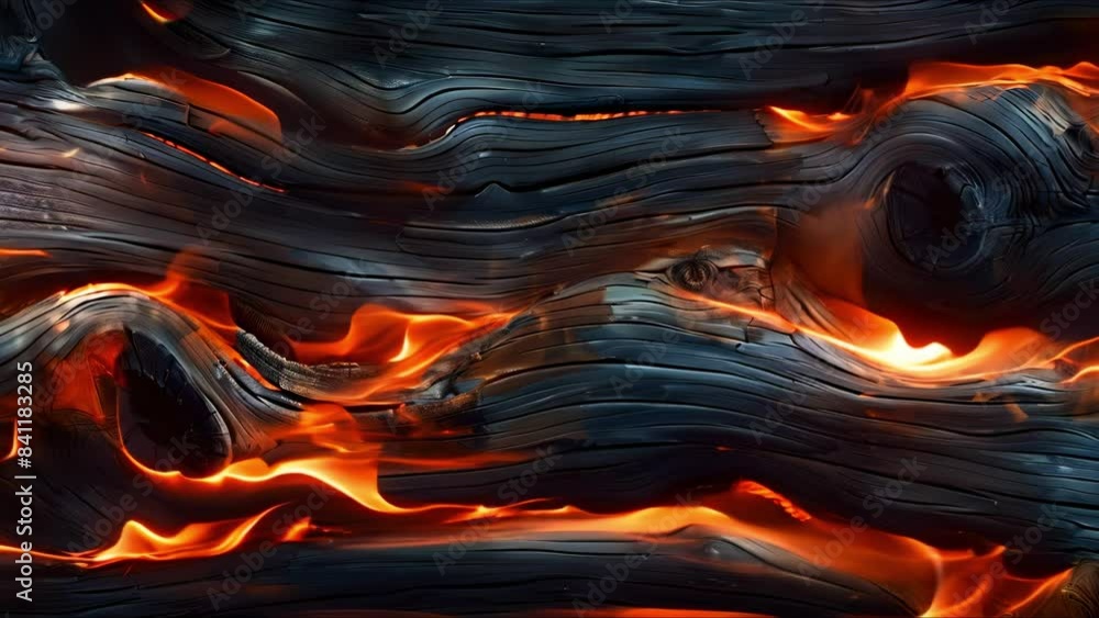 Charred Wood Texture Background with Burnt Patterns Ideal for Design ...