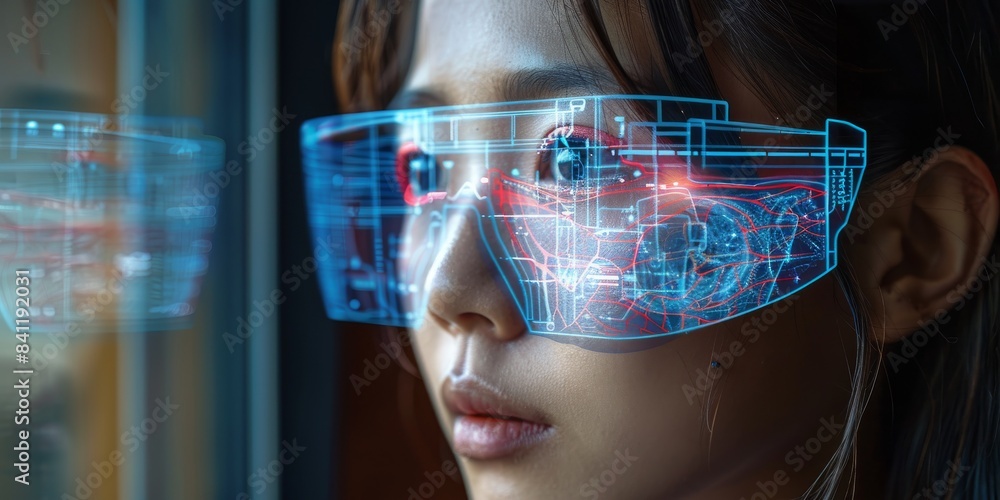 Wearable augmented reality visors that scan dishes with X-ray vision to ...