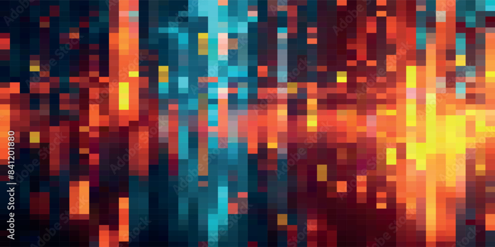 Pixel disintegration background. Decay effect. Dispersed dotted pattern ...