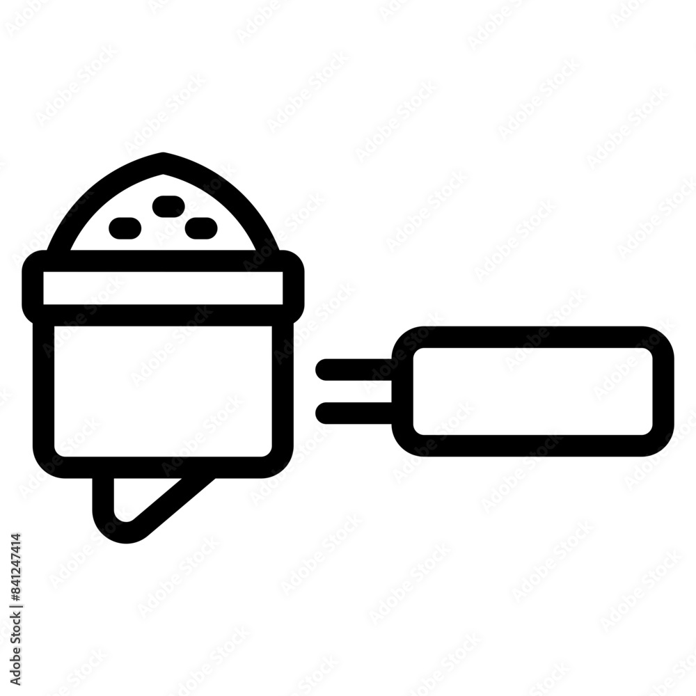 Portafilter icon symbol sign from modern coffee collection in line ...
