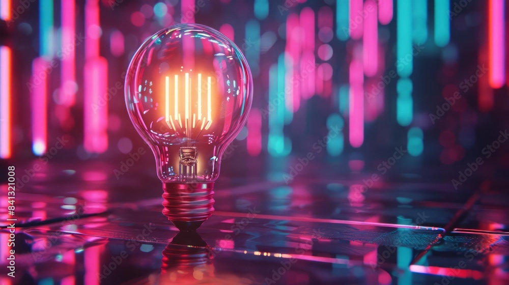 Inspire a futuristic invention concept with a visually striking ...