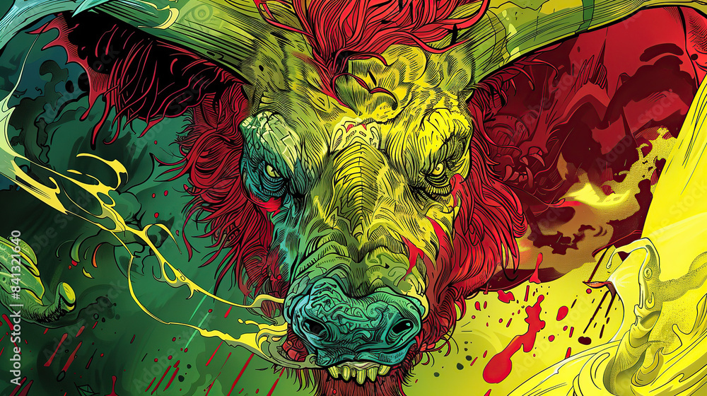 comic-style tree, cartoon tree, tree illustration, comic tree ...