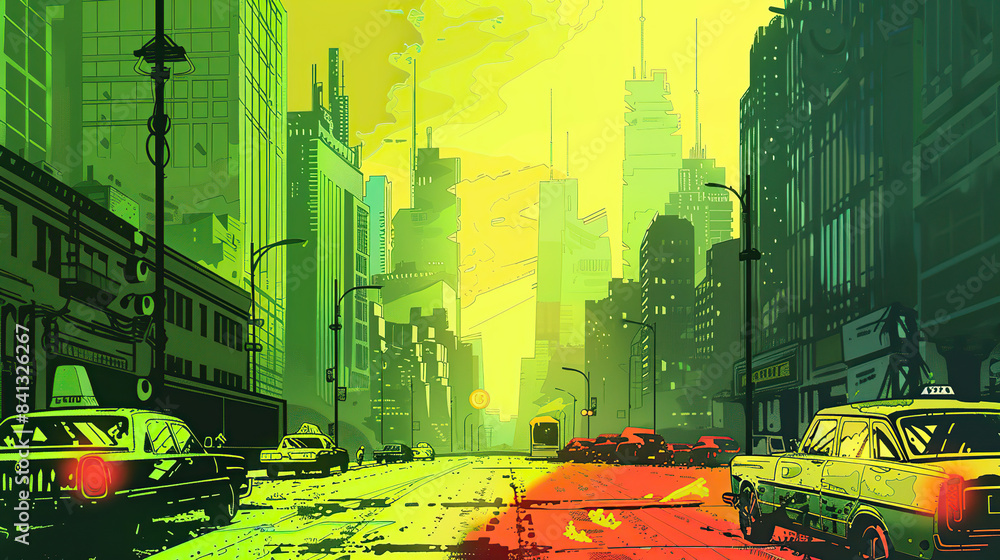 comic-style tree, cartoon tree, tree illustration, comic tree ...