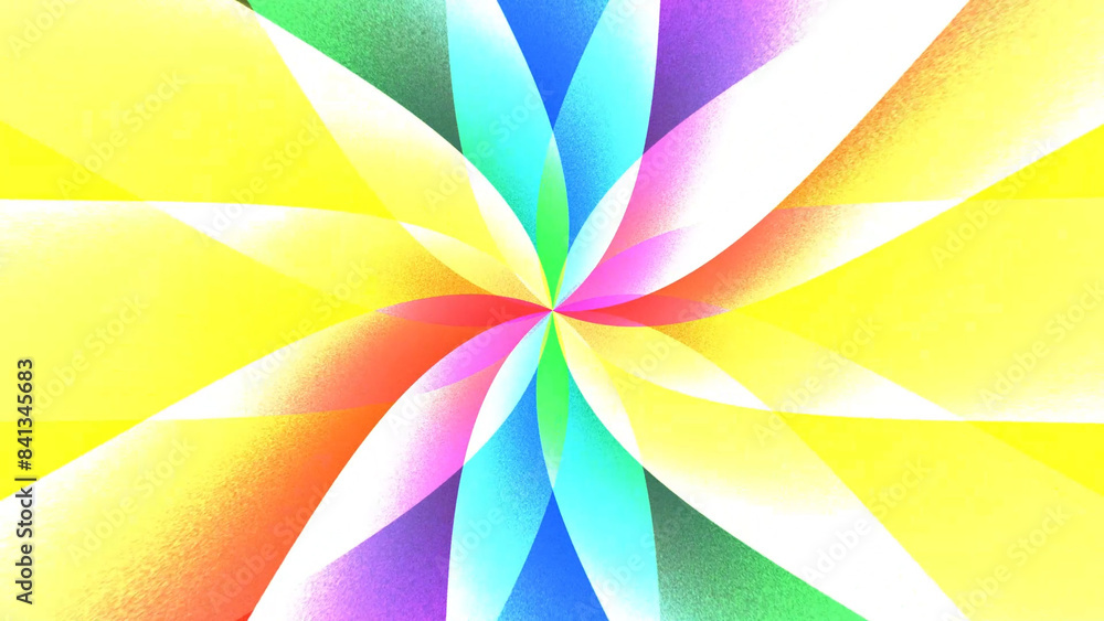 LGTBI Flower Spinning Loop Background 4K 1:1 16:9 9:16 Stock Template ...
