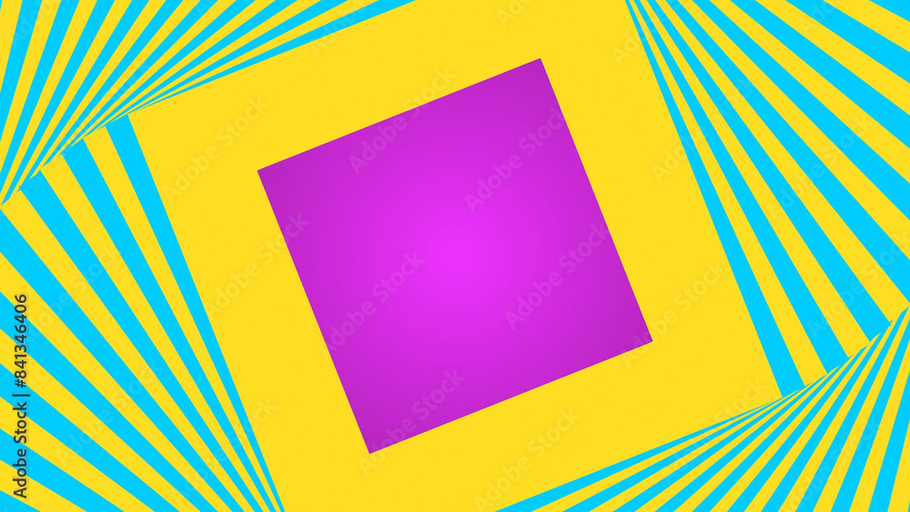 Geometric Shapes Rotating Loop Background 4K 1:1 16:9 9:16 Stock ...