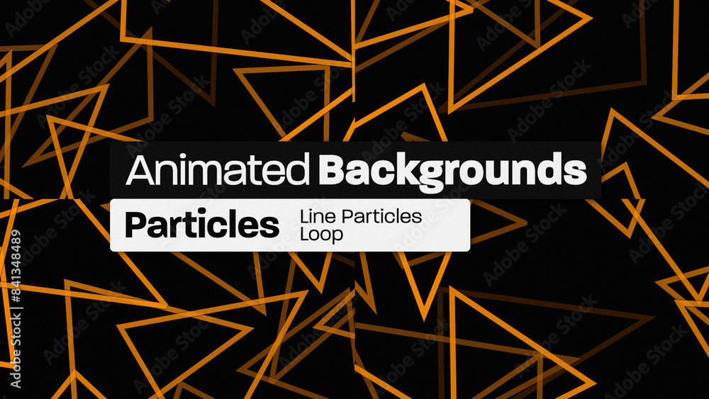 Abstract Lines Particles Animated Backgrounds 157 Stock Template