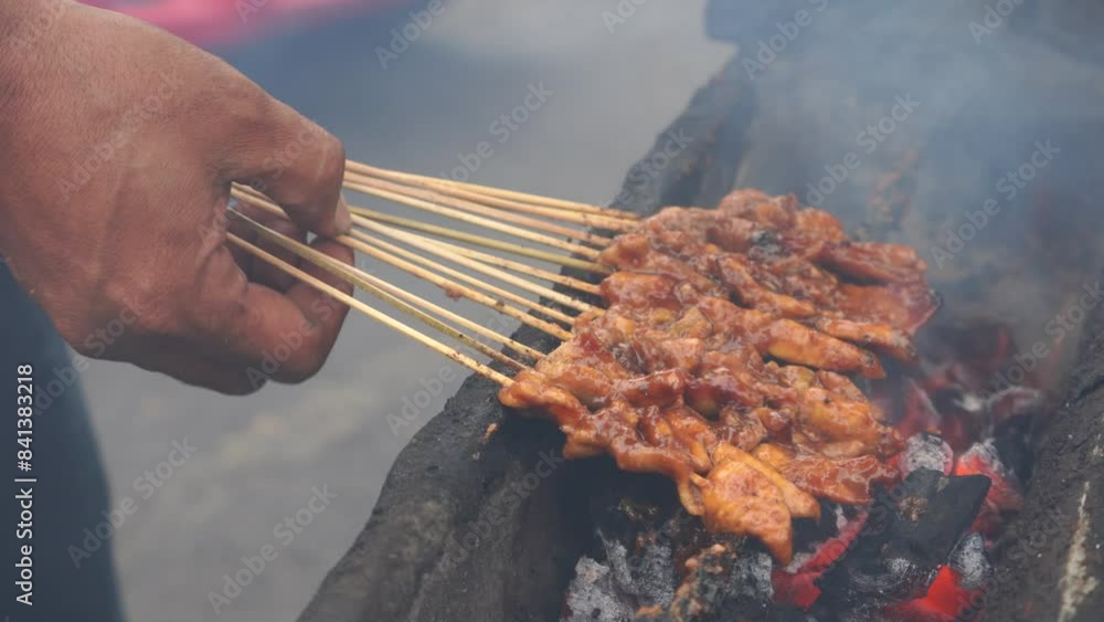 Sate or satay or sometimes written satai is food made from pieces of ...
