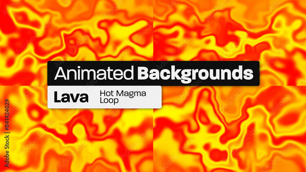 Hot Lava Magma Animated Backgrounds 121 Stock Template | Adobe Stock
