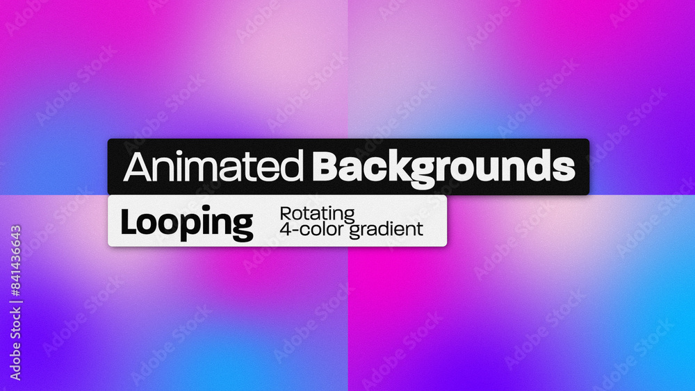 Looping Rotating Gradient Animated Backgrounds 027 Stock Template ...