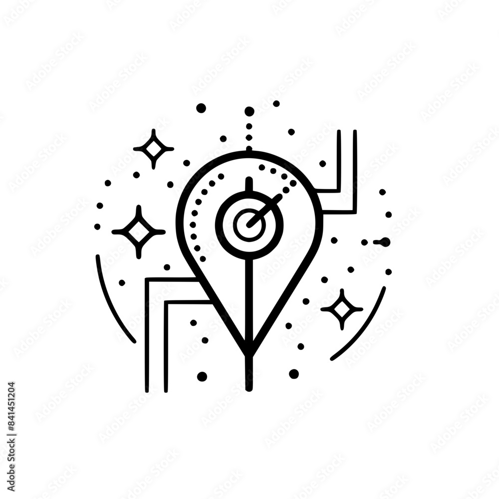 Map icon, direction icon, location icon, pin icon, pointer icon, travel ...