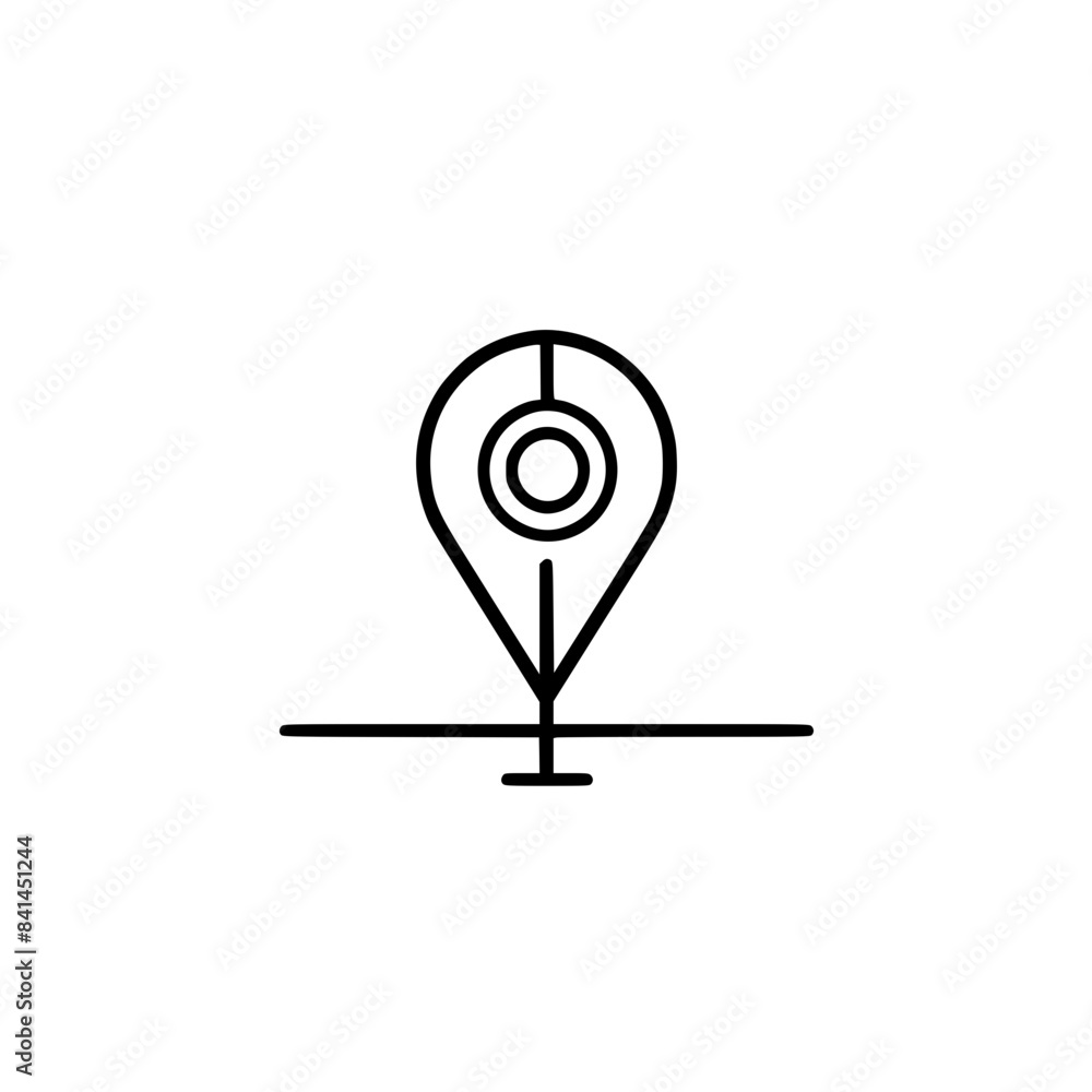 Map icon, direction icon, location icon, pin icon, pointer icon, travel ...