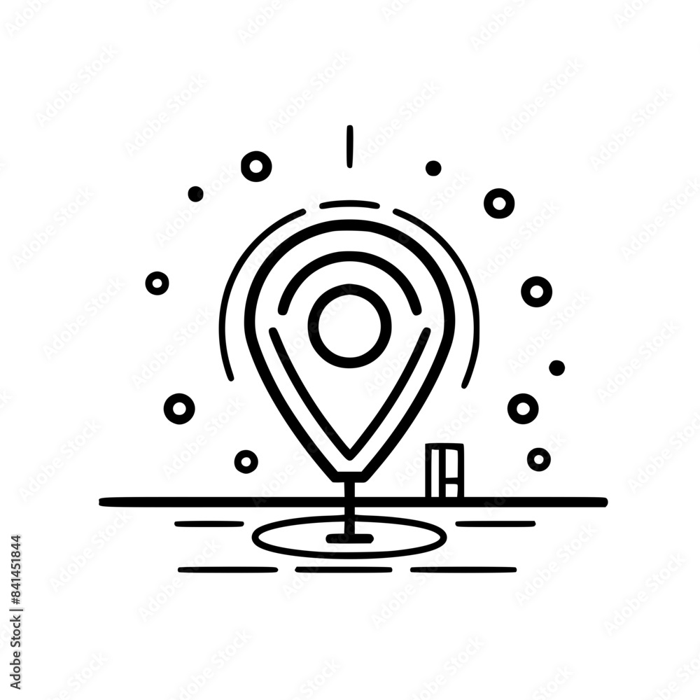 Map icon, direction icon, location icon, pin icon, pointer icon, travel ...