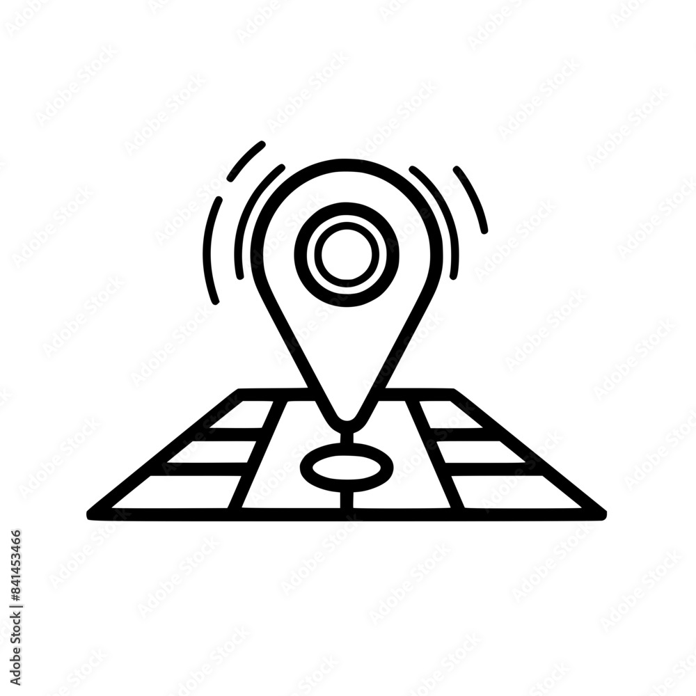 Map icon, direction icon, location icon, pin icon, pointer icon, travel ...