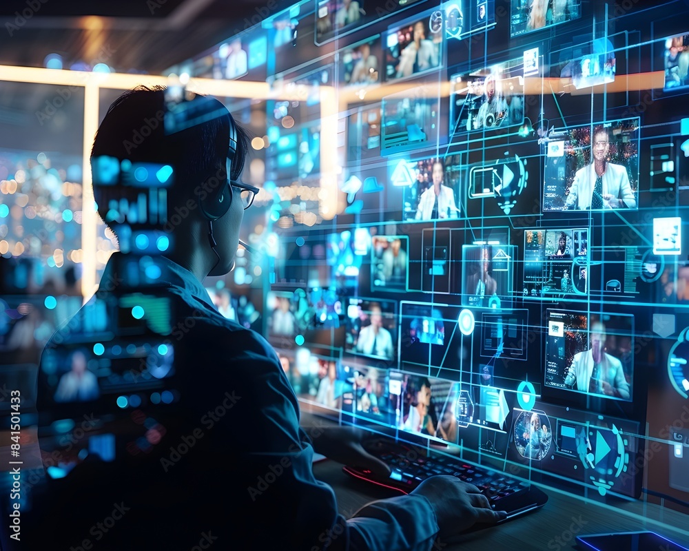 Virtual with Remote Team Members Using Holographic Interfaces for ...