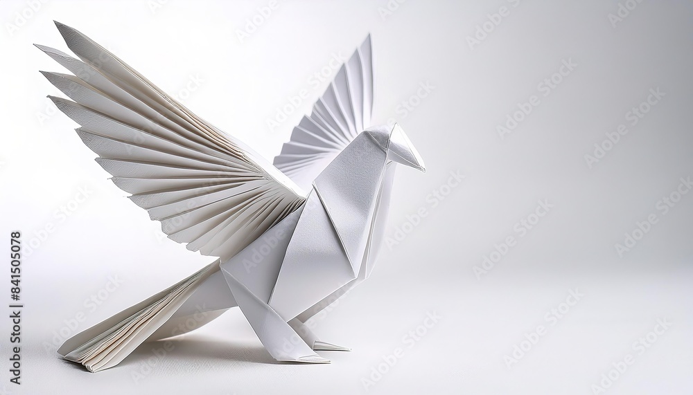 peace, love, and purity, fertility, protection concept paper origami ...