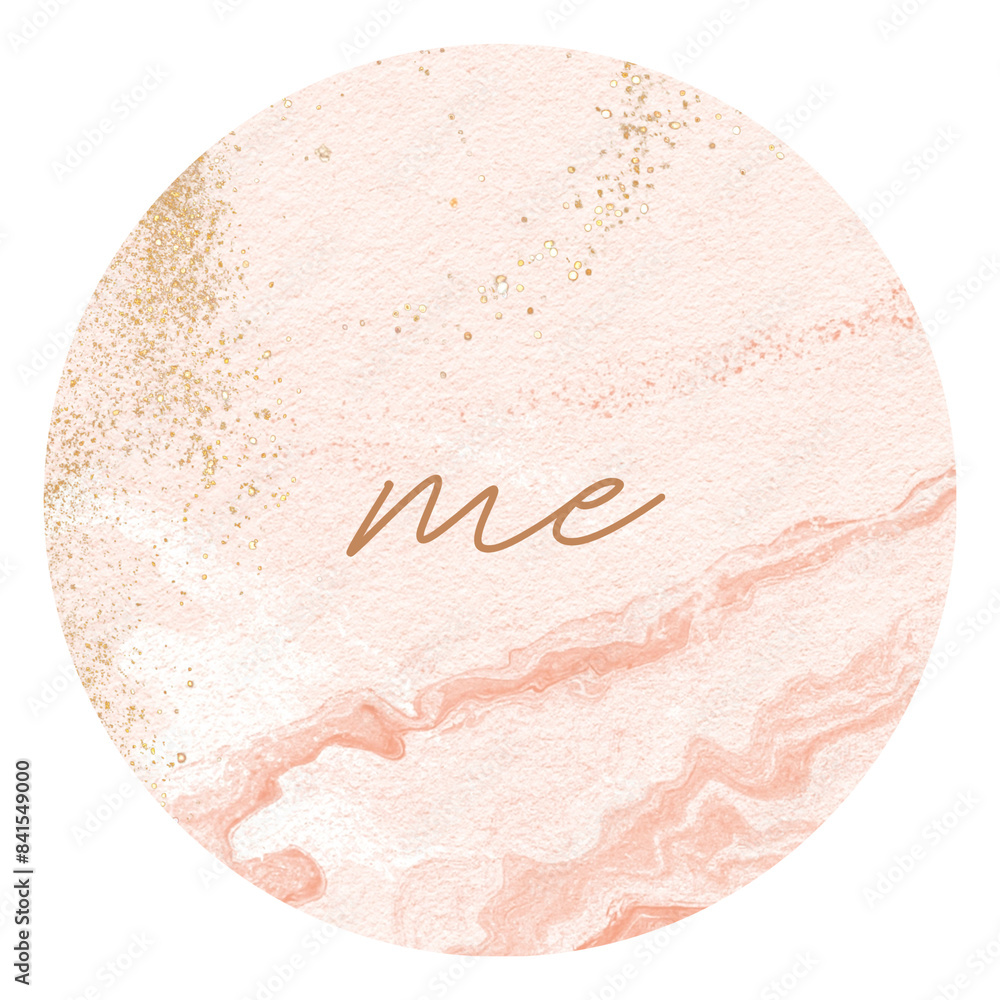 Aesthetic me png pink Instagram story highlight cover template ...