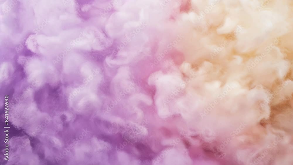 Slow motion animation abstract background texture of cotton smoky ...