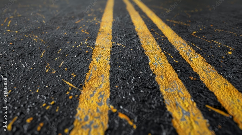 Ashalt texture, highway floor background with yelow lines Stock Photo ...
