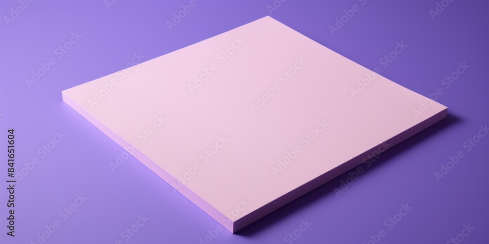 mockup template square papers taken from an isometric angle, photo ...