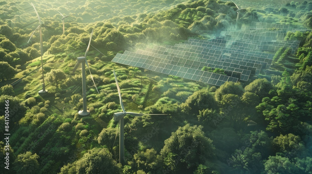 Source of renewable energy that originates from natural sources There ...