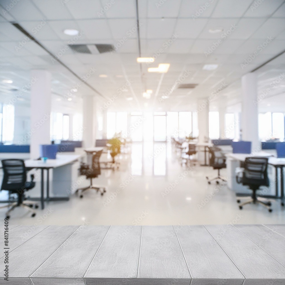 empty office blurred. Abstract clear blur on office interior background ...
