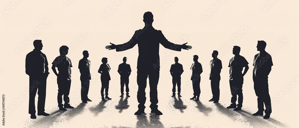 Healthcare providers were shown in an angular silhouette, with the key ...