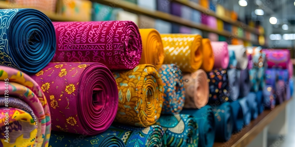 Textile studio temporarily paused ready to add vibrant designs to ...