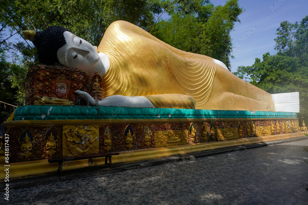 Bangkok, Thailand, 10 June 2024, Rattannettaram Temple. It is a royal ...