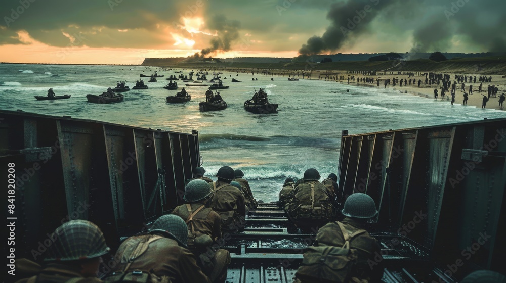 The Normandy landings were the landing operations and associated ...