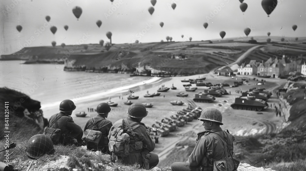 The Normandy landings were the landing operations and associated ...