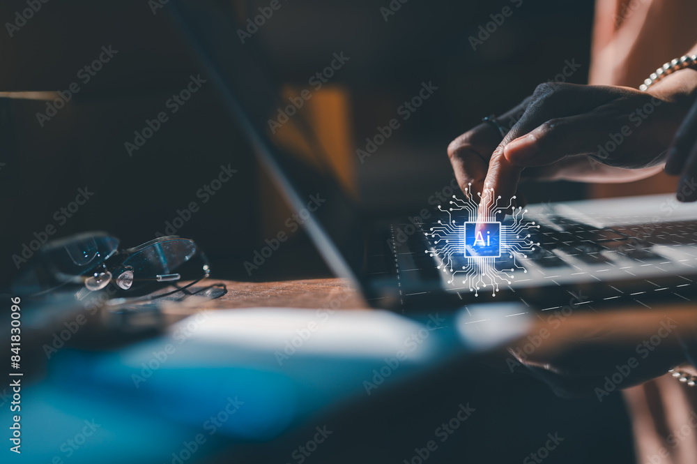 Ai. Artificial intelligence and automated machine learning, featuring a ...