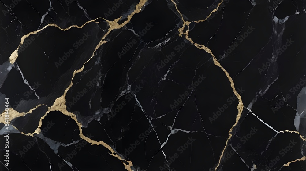 background from black, gold, and grey marble stone texture for design ...