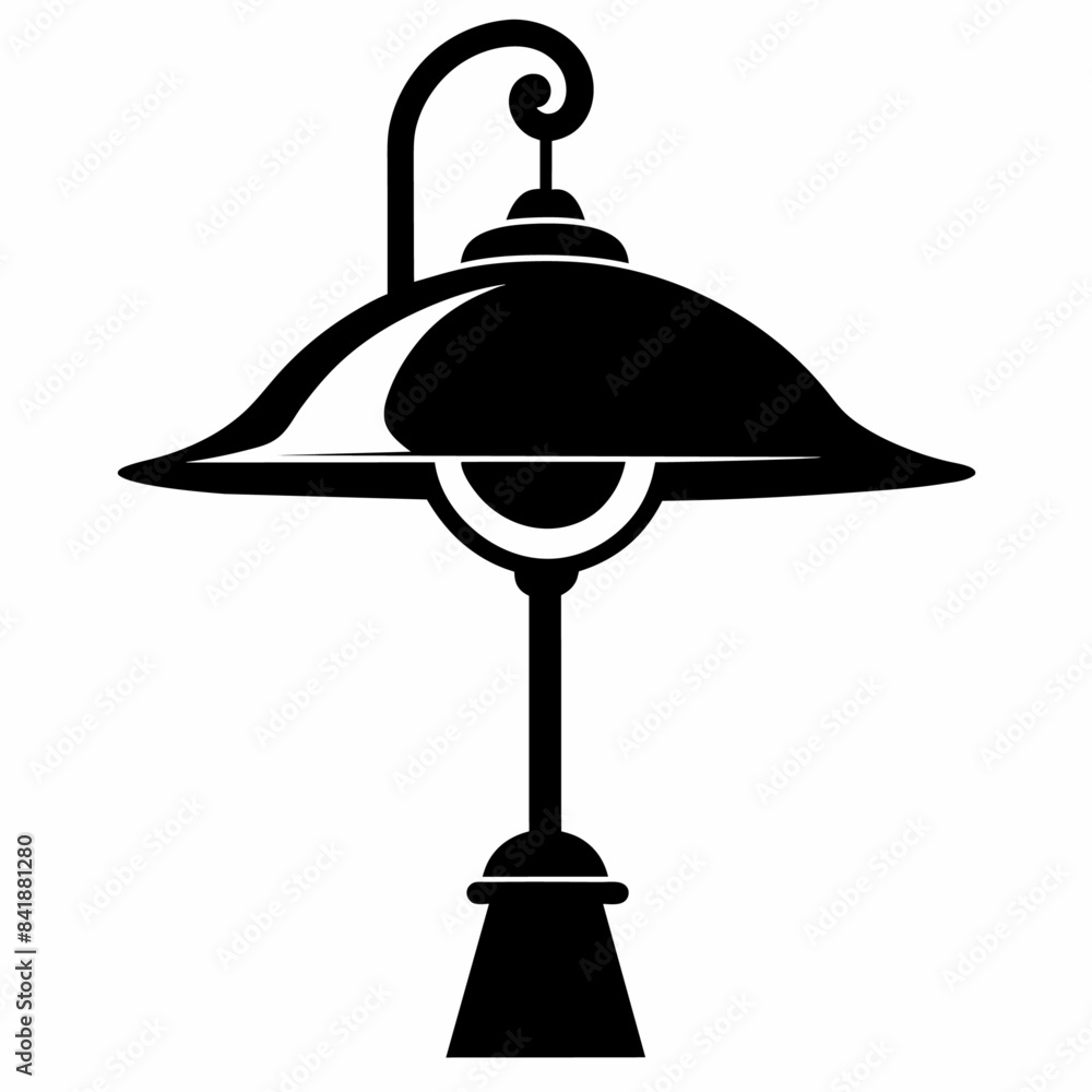 Lamp cartoon vector clipart Illustration Stock Vector | Adobe Stock