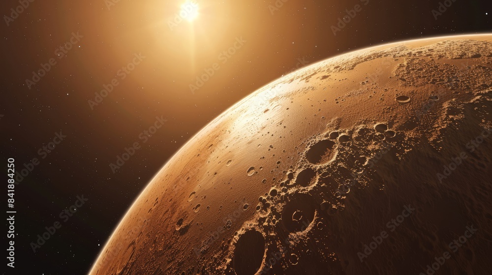 Stunning visuals captured on Mars reveal its surface, with craters ...