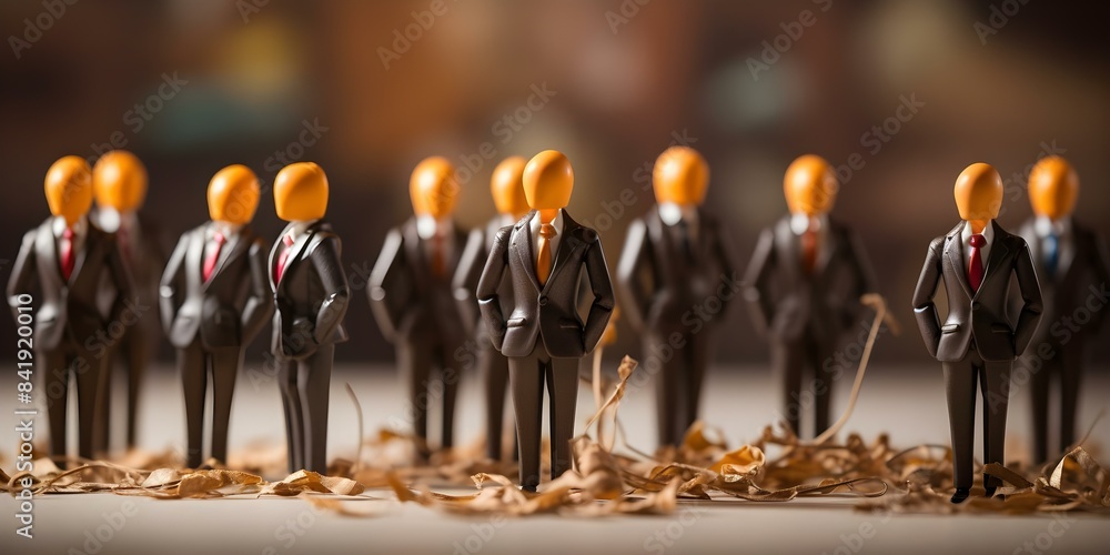 Image of paper people with question marks symbolizing need to hire ...