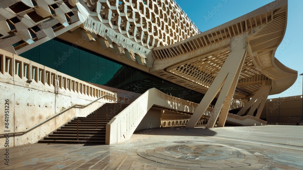 "Salmani Architectural Splendor: Saudi National Stadium in Majestic ...