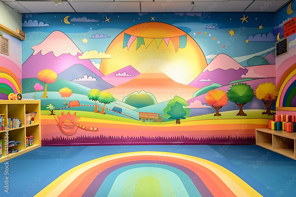 Preschool Daycare Digital Backdrop: Instant Download Bundle Pack for ...