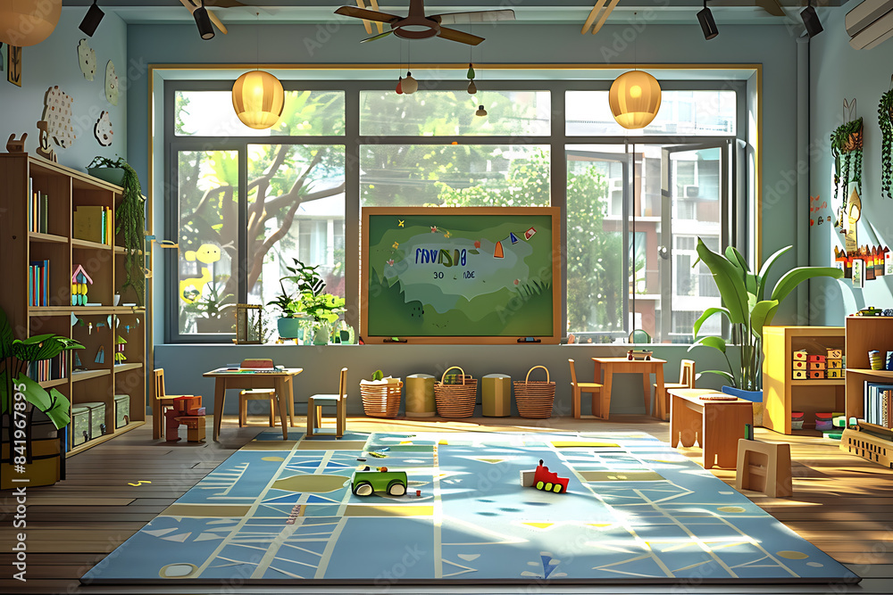 Preschool Daycare Digital Backdrop: Instant Download Bundle Pack for ...