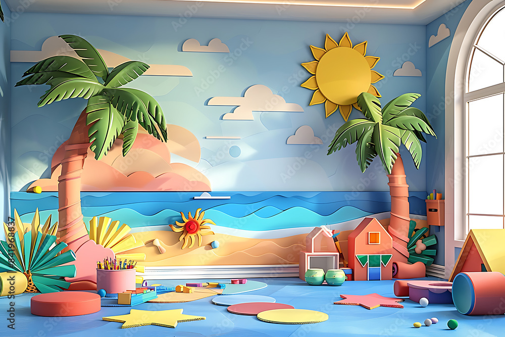 Preschool Daycare Digital Backdrop: Instant Download Bundle Pack for ...