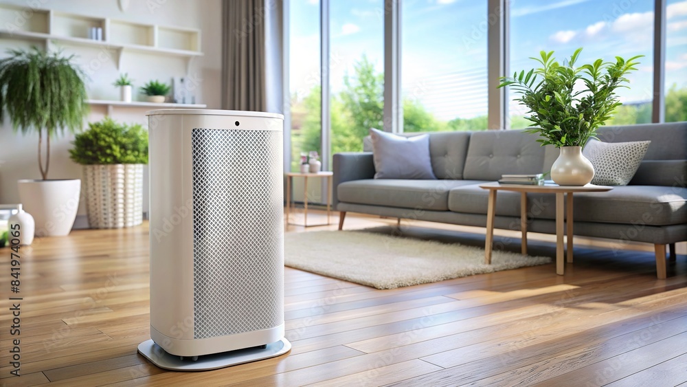 Air purifier technology for health in a modern smart home setting, air ...
