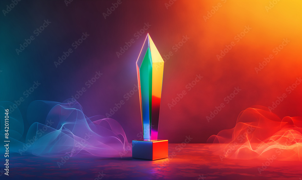 LGBT Award design with pride flag colors | High quality and Resolution ...