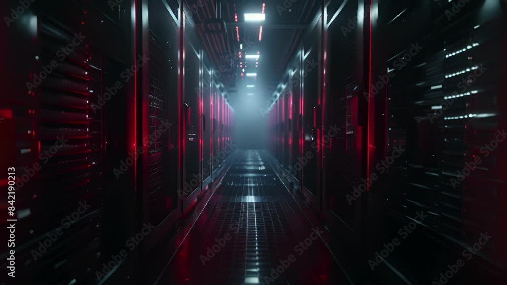 The Petabyte Data Center was a hub of digital activity a powerful and ...