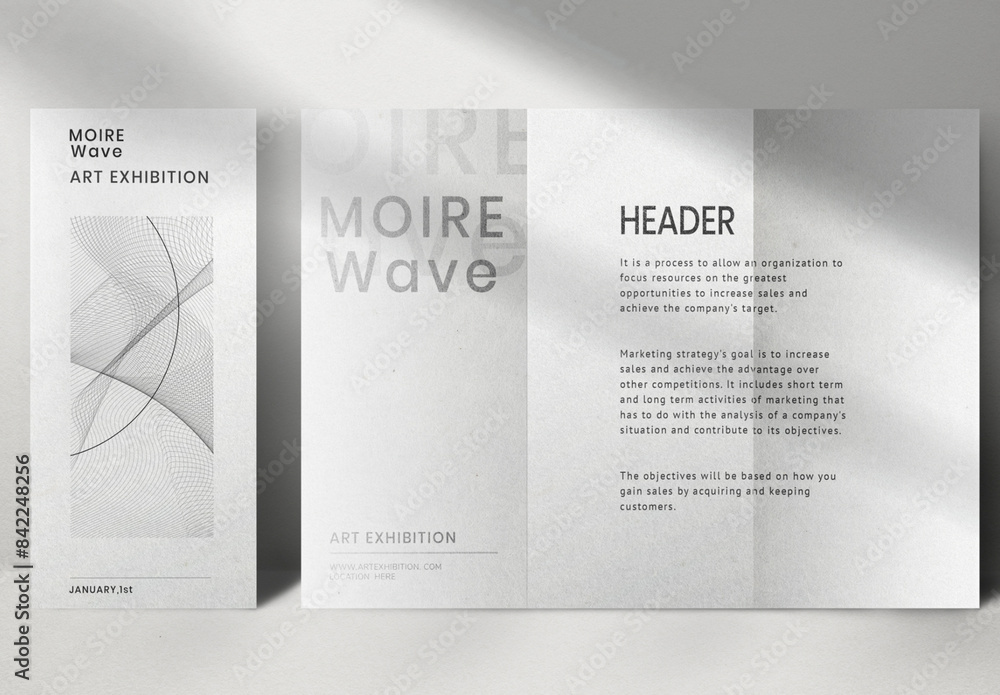 Minimal Leaflet Mockup Stock Template | Adobe Stock