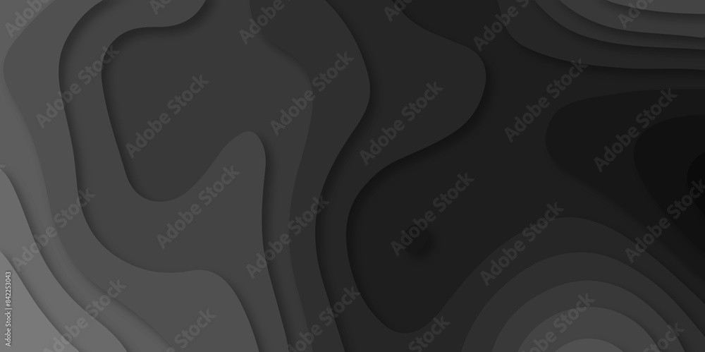 Luxury abstract lines Modern black grat carve wave line abstract luxury ...