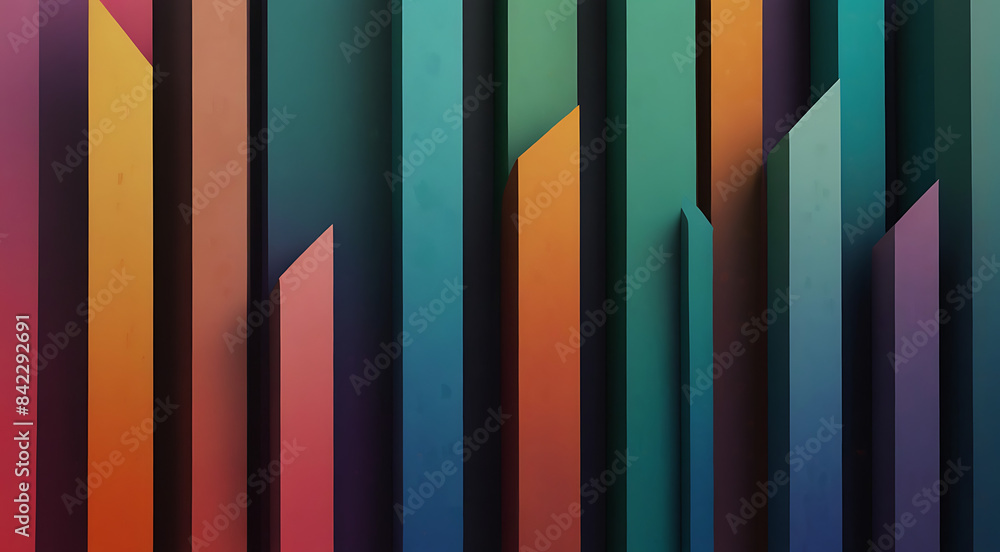 Visually stunning architectural background with a blend of colorful and ...