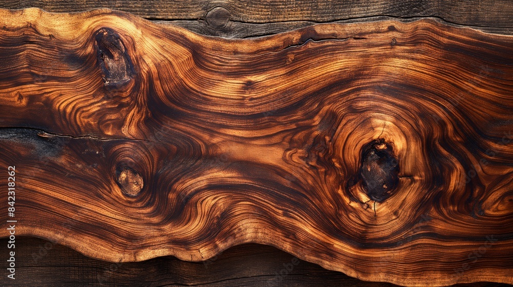 Rustic American Chestnut Wood Texture Background 4' x 8' Sheet with ...